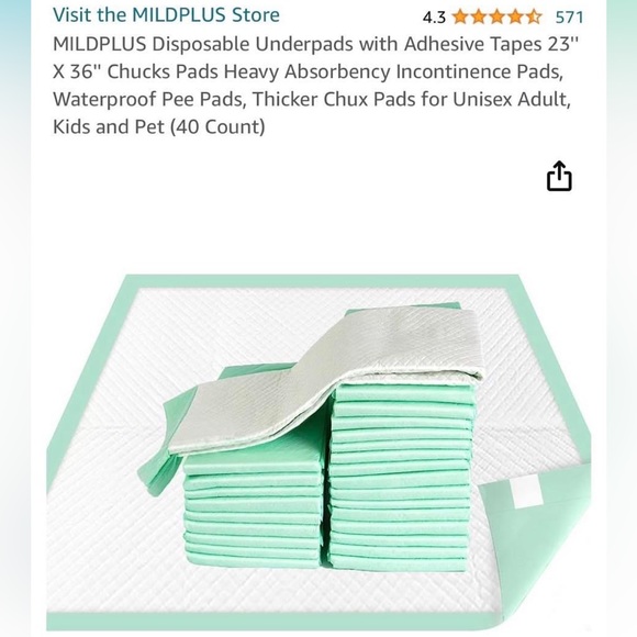 Other | Disposable Underpads New Only One Or 2 Missing | Poshmark